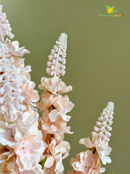 Artificial Snapdragon Flower Bunch | Light Pink | 59 cm