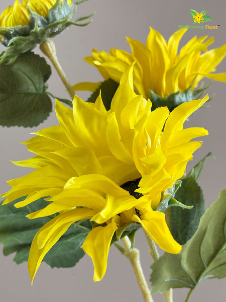 Artificial Sunflower Stick | Yellow | 73 cm